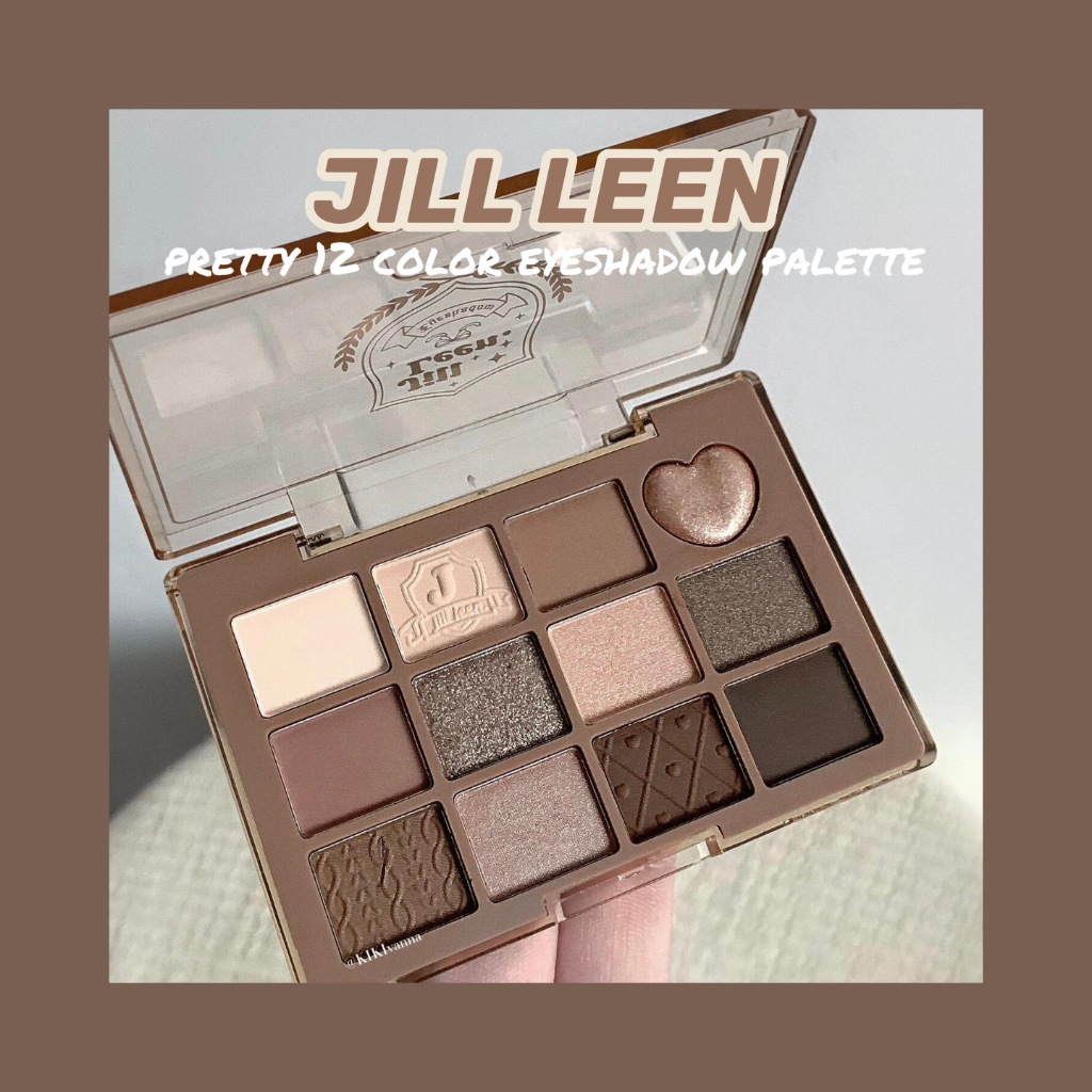 JILL LEEN Pretty 12 Color Eyeshadow Palette | Shopee Philippines