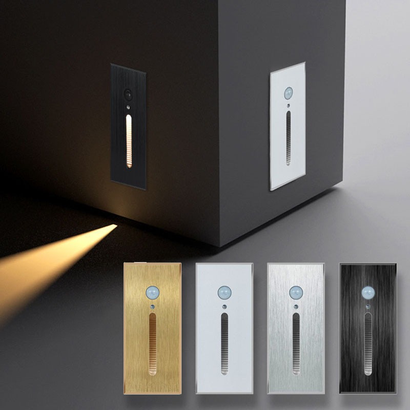 3W Led Stairs Light Aluminum Ladder Wall Lamp Foot Stairway Light Wall ...