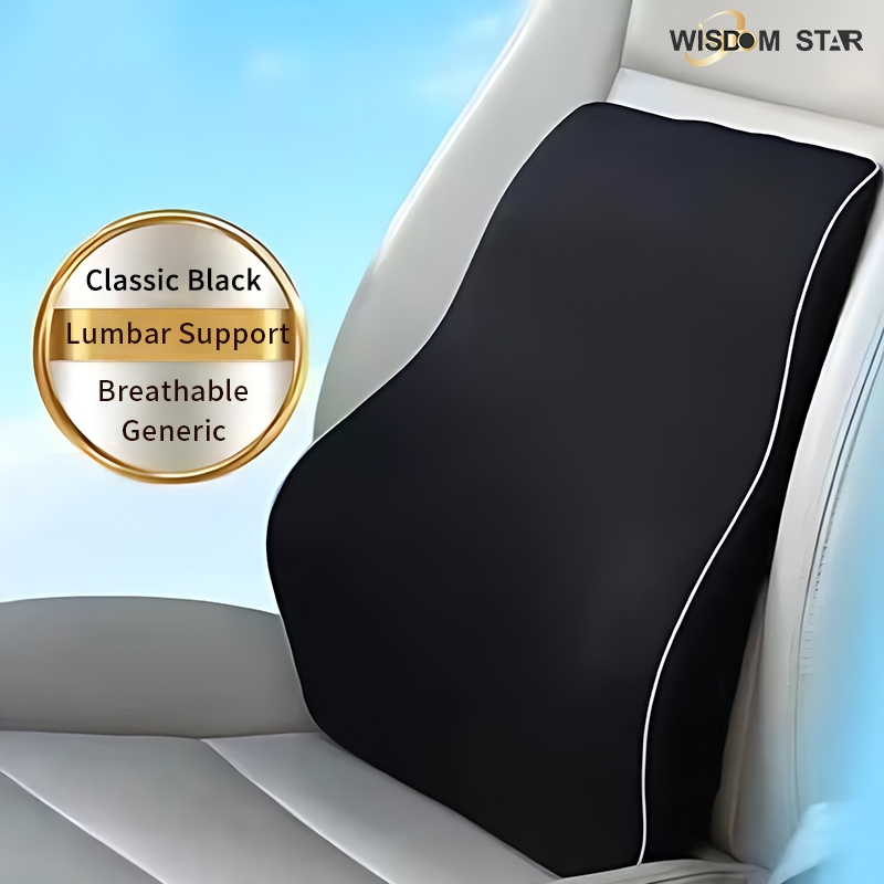 Backrest Memory Foam Car Lumbar Backrest Office Chair Ergonomic Chair ...