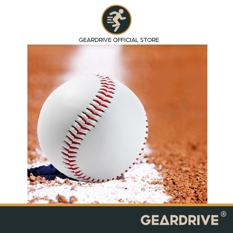 GEARDRIVE Baseball No.9 Soft Training Hard Ball Blank Red Thread Sewing ...