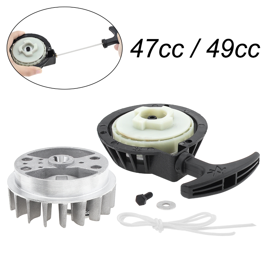 Pull Recoil Starter for 2 Stroke 47cc 49cc Engine Pocket Dirt Bike ...