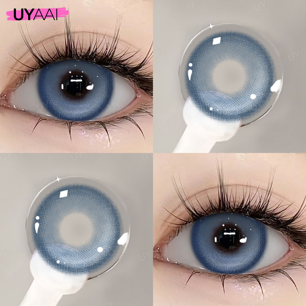 【3-5 Days To Arrive】UYAAI 2Pcs\pair Soft Colored Contact Lens k4 series ...