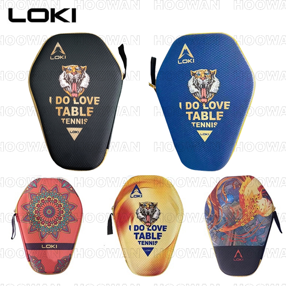 LOKI Table Tennis Racket Bag Hard Shell Racket Bag Table Tennis Racket ...