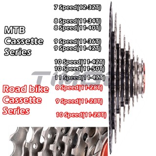 MTB Mountain Road Folding Bike 7/8/9/10 Speed Cassette Cogs Sprocket ...