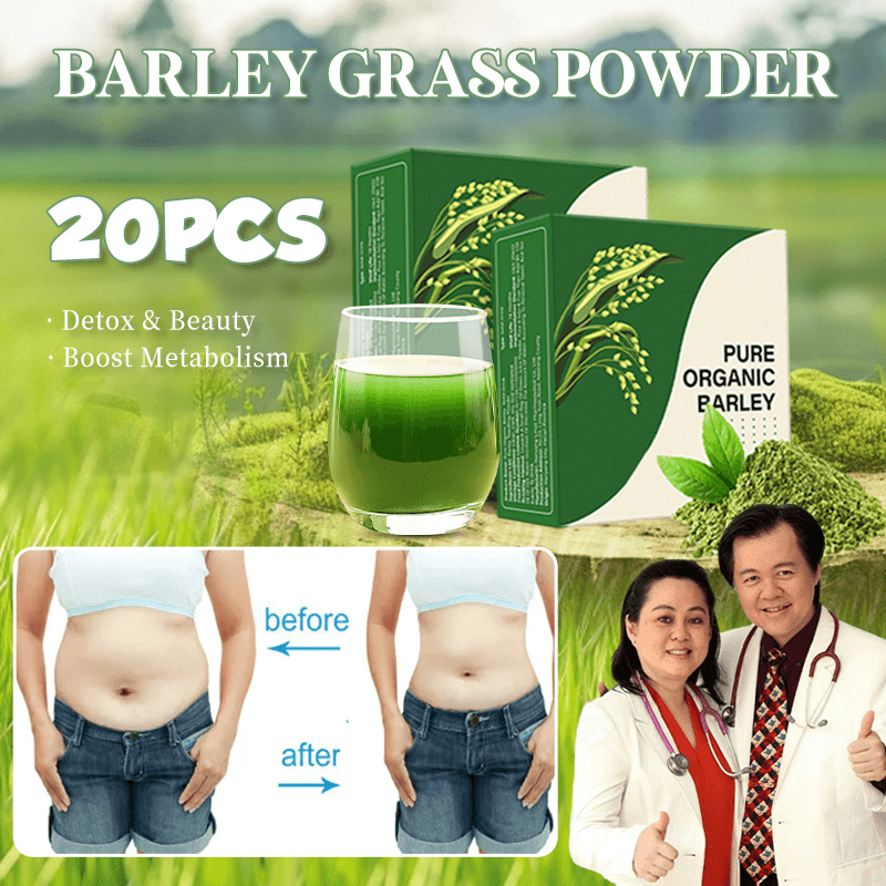 Barley Grass Powder Organic Healthy Body Slimming Diet Tea Burn Fat Tea ...