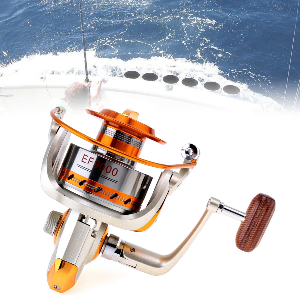 9000 Series Fishing Reel 12BB 4.1:1 Gear Ratio Trolling Long Shot ...