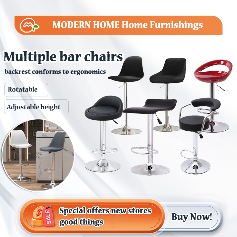 Bar Stool Chair Lifestyle Person Air Lift Adjustable High Chair Bar ...