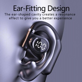 New Business Bluetooth Headset Single Ear Ows Open Bone Conduction Ultra-Long Life Battery ...