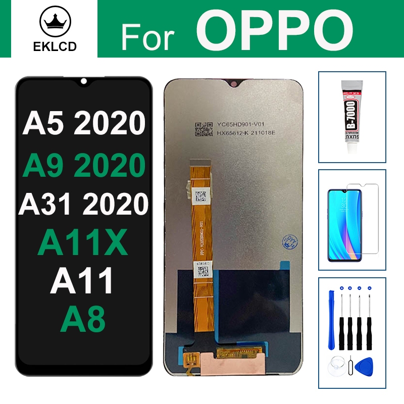 LCD Display For OPPO A3S A5S A12 A12S A5 A9 A31 2020 A15 A15S A16 A16S A16K A74 A78 A52 A72 A92 ...