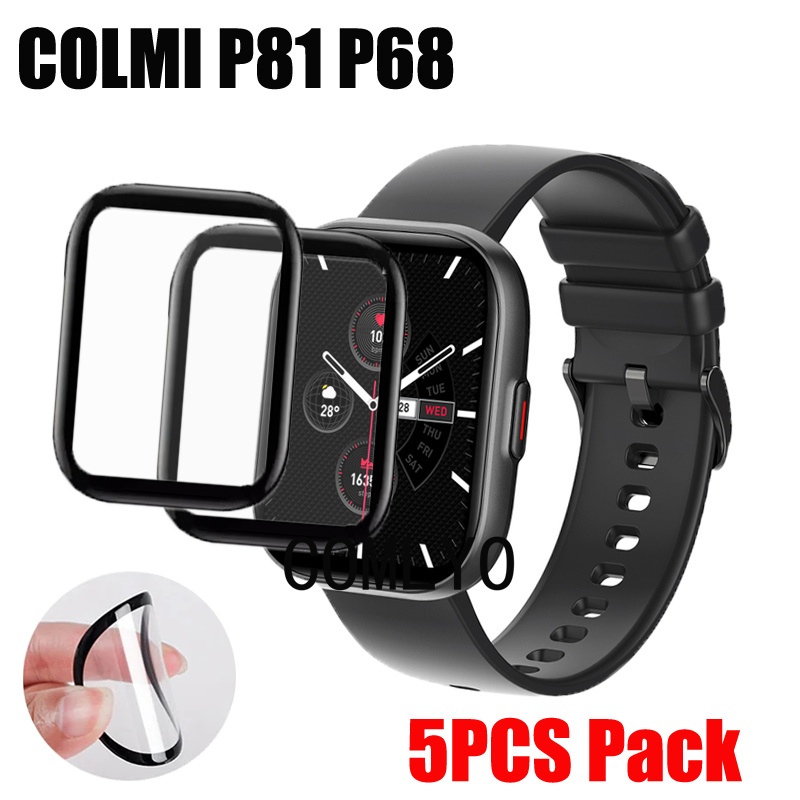 For COLMI P81 P68 Screen Protector Smart watch Protective Full Cover 3D ...