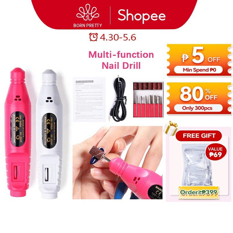 Born Pretty Usb Line Electric Nail Art Polishing Grinding Gel Polish ...