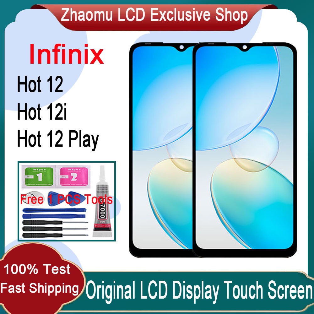 Zhaomu For infinix Hot 12 Hot 12i Hot 12 Play LCD Display Touch Screen ...