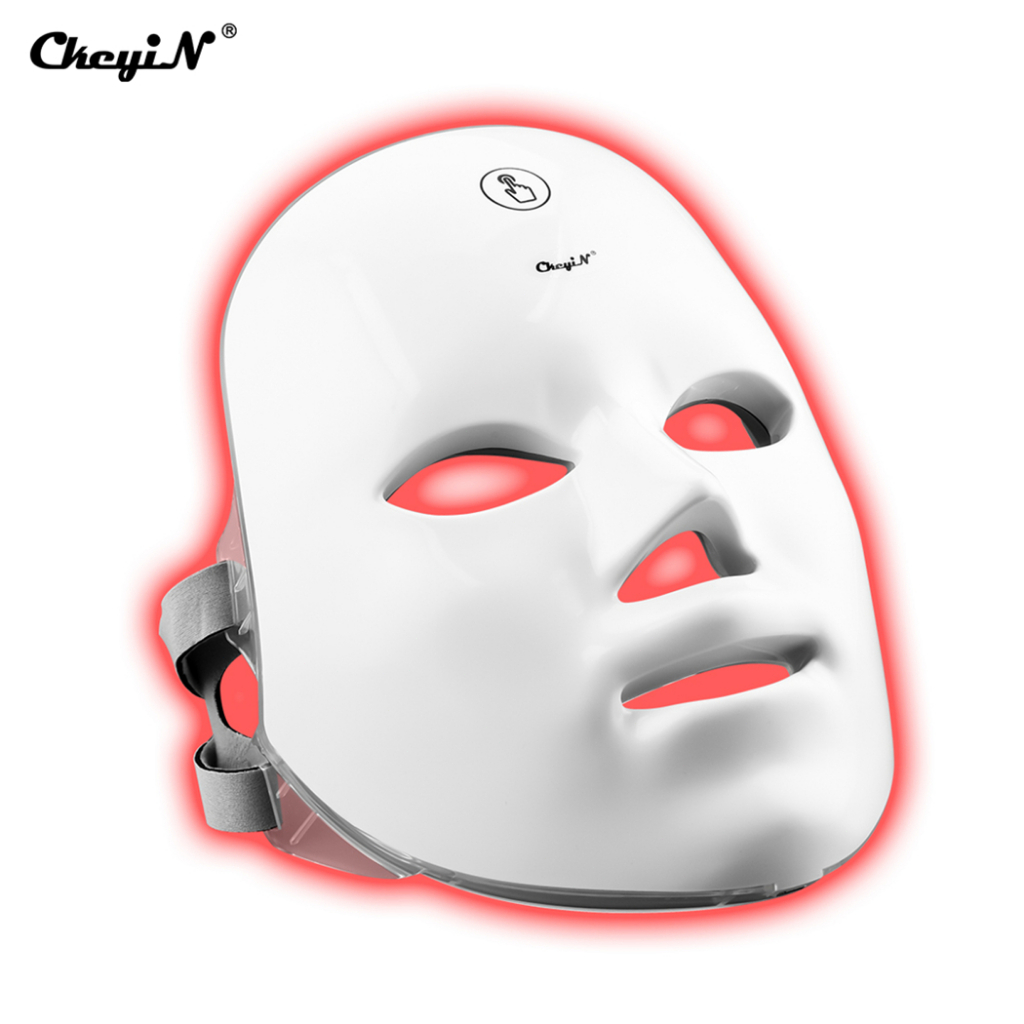 CkeyiN LED Face Masks PDT Photon Skin Beauty Therapy 7 Colors Light ...