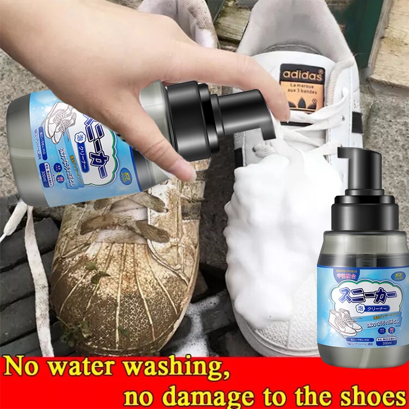 Japan Shoe Foam Cleaner Spray Stain Remover Shoe Care White Shoes ...