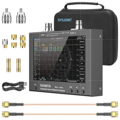 7" 50KHz-4.4GHz SV4401A Touch LCD NanoVNA VNA Vector Network Antenna Analyzer UHF HF VHF SWR ...
