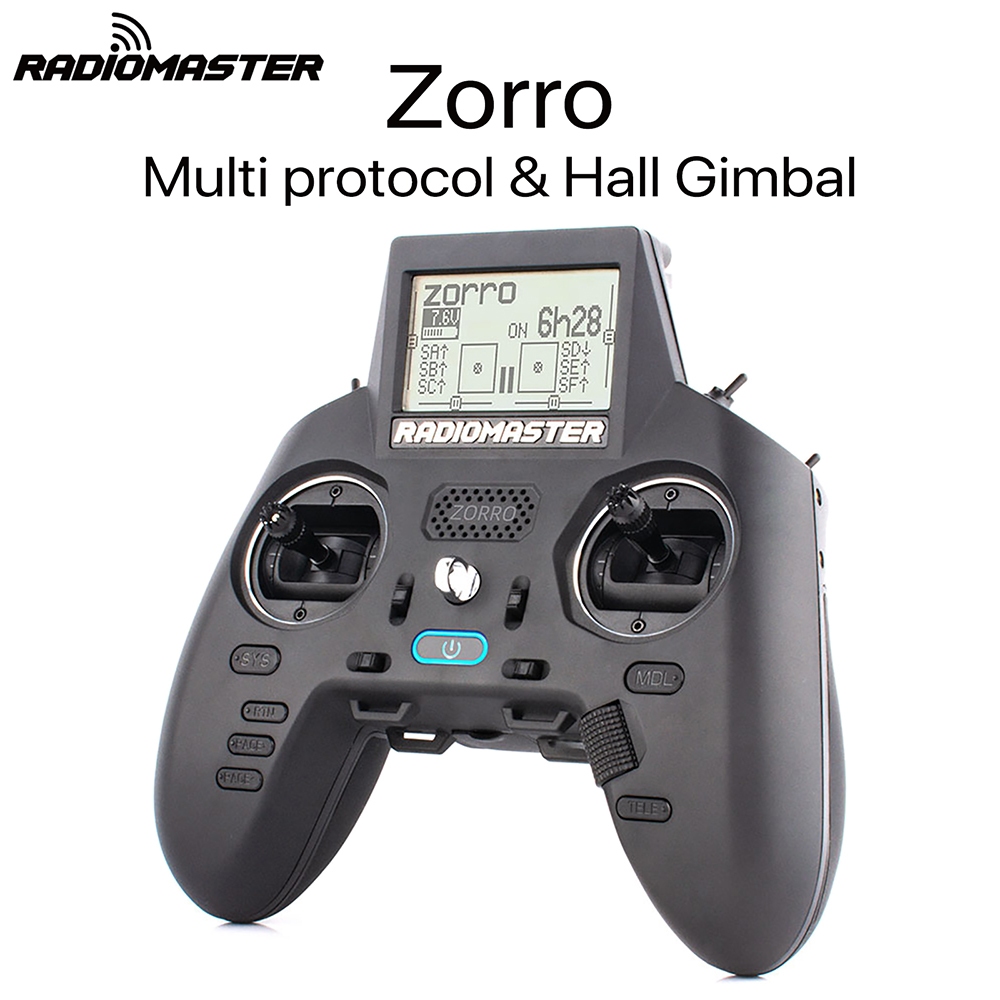 RadioMaster Zorro ELRS 2.4 GHZ RC Controller CC2500 JP4IN1 RC Radio ...