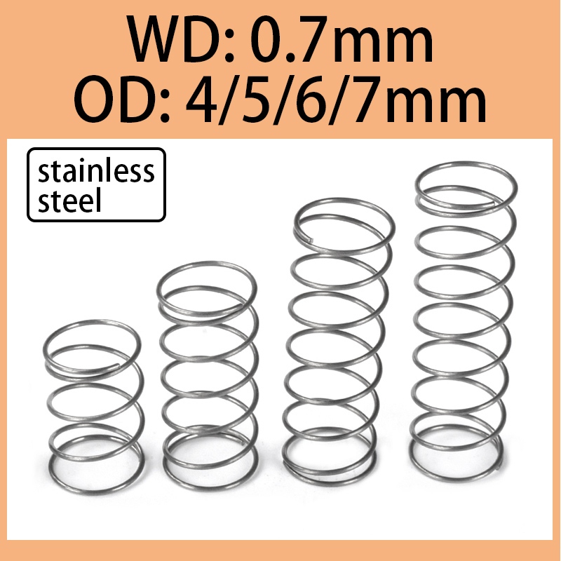 304 stainless steel compression spring pressure spring pressure spring ...