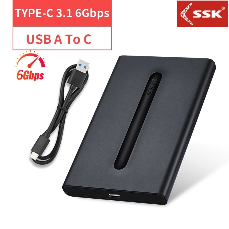 SSK 2.5 HDD Enclosure USB3.0 to SATA External Hard Drive Enclosure HDD ...