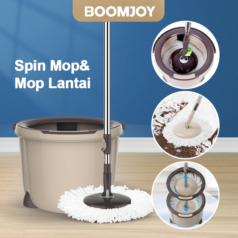 Single Bucket Spin Mop, Powerful cleaning Mop Sweeper Bucket | Shopee ...
