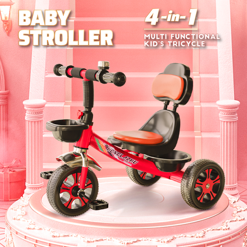 Children's tricycle bicycle 1-6 years old infant trolley bicycle ...