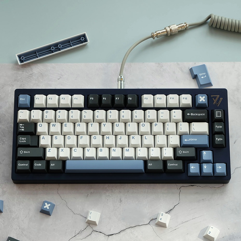 170 Keys Arctic Circle Keycaps Set Cherry Profile ABS Double Shot ...