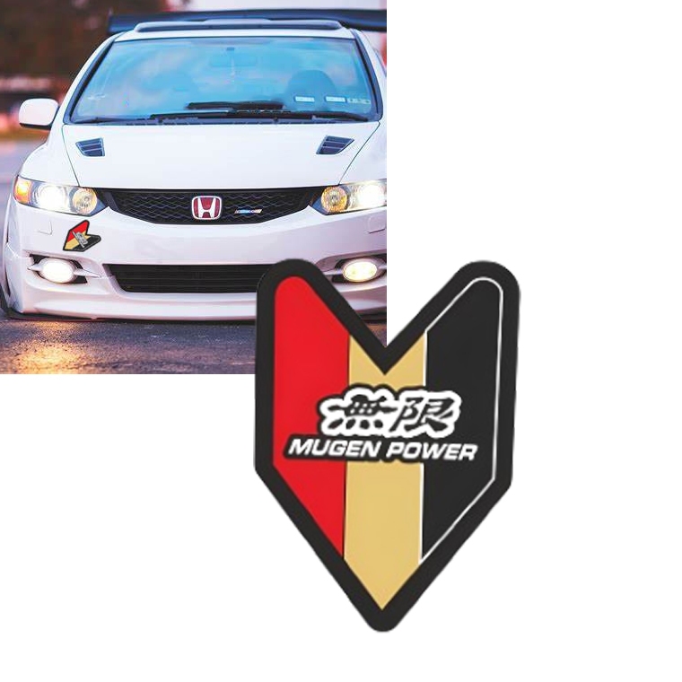 JDM Reflective Car Sticker Mugen Power Windshield Decal Car Door ...