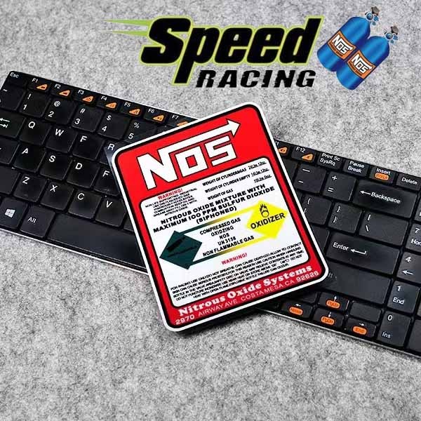 JDM Drift Car Racing Stickers NOS Nitrous Oxide Systems Stickers Tuning ...