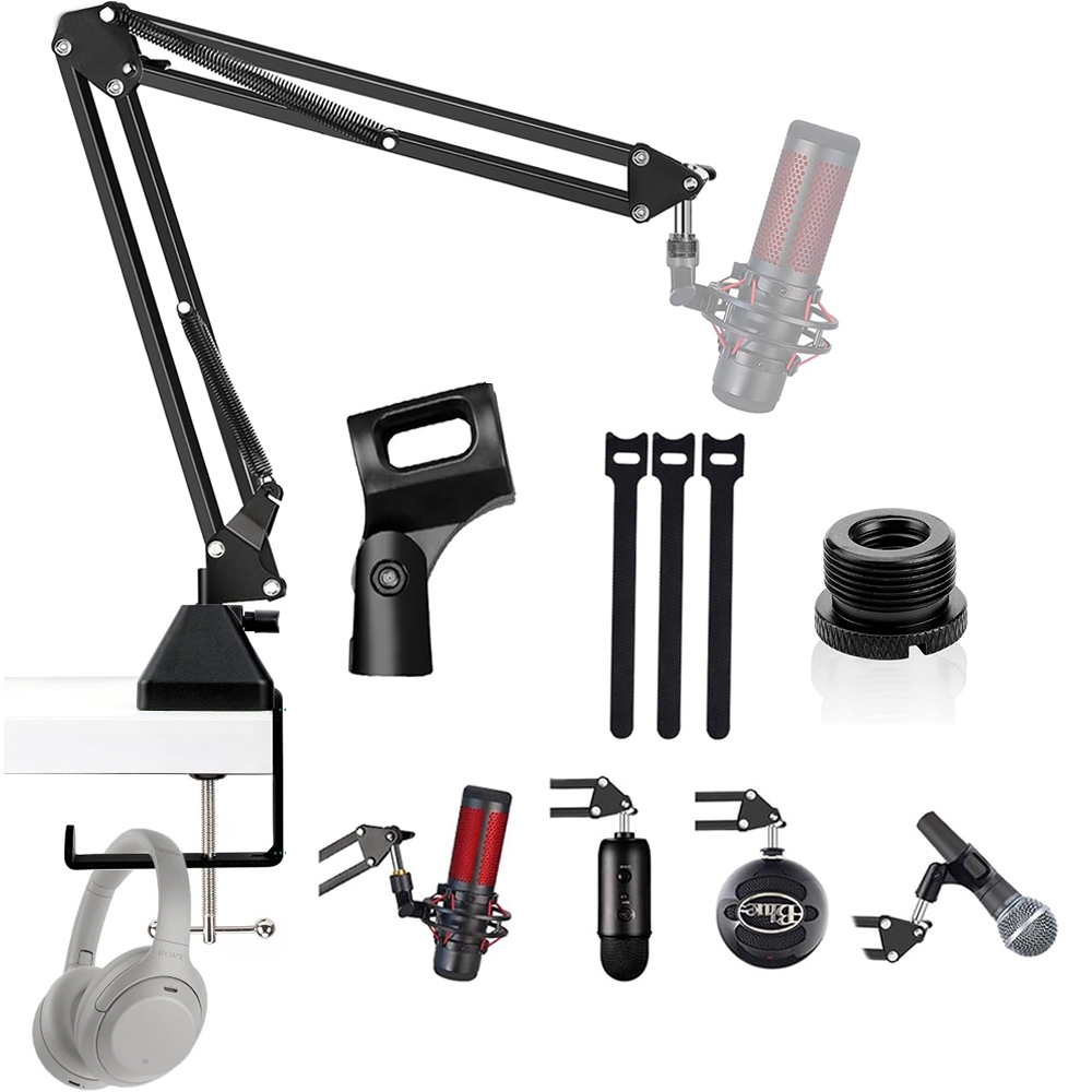 Microphone Stands Microphone Arm, Microphone Desk Stand-Microphone ...