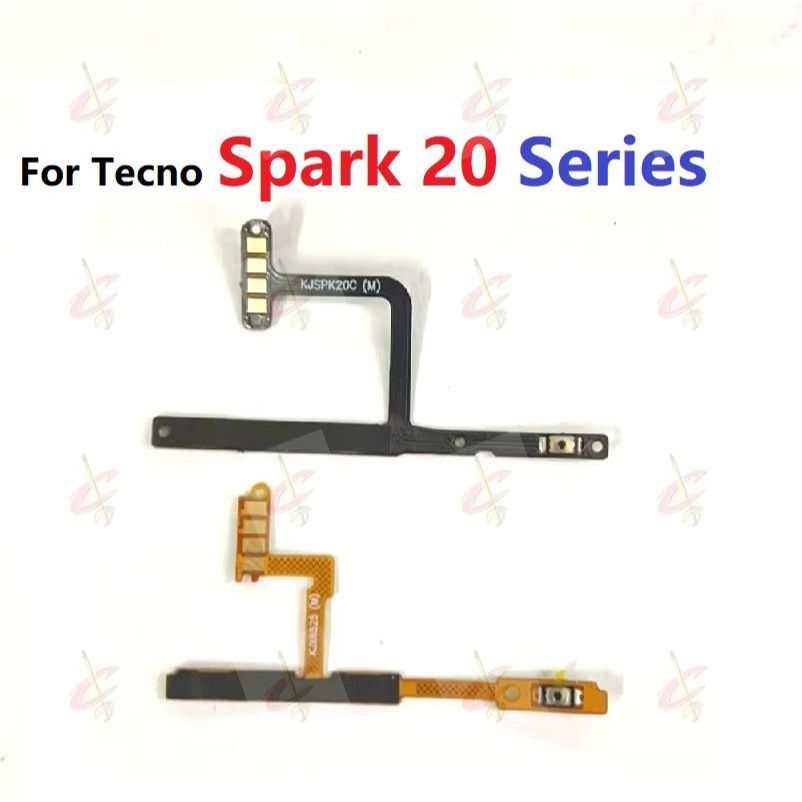 Power Switch volume button flex for Tecno Spark 20C 20 Pro + Pro+ BG7 ...