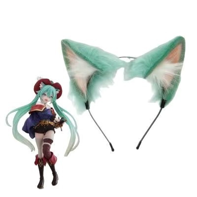 Hatsune Headdress cos Ears Cat in Boots Cute plush cat ear headband ...