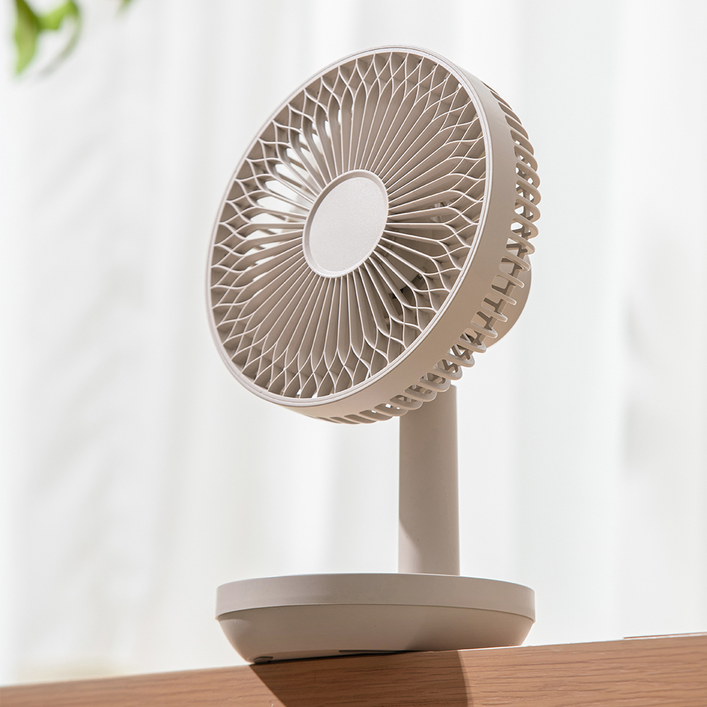 Cooling Fan Desktop Fan With Night Light Power Bank USB Rechargeable ...