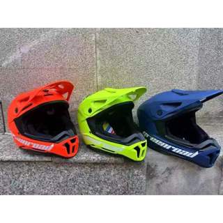 Mtb Full Face Helmet Adult Dh Downhill Bicycle Motocross Off-road ...