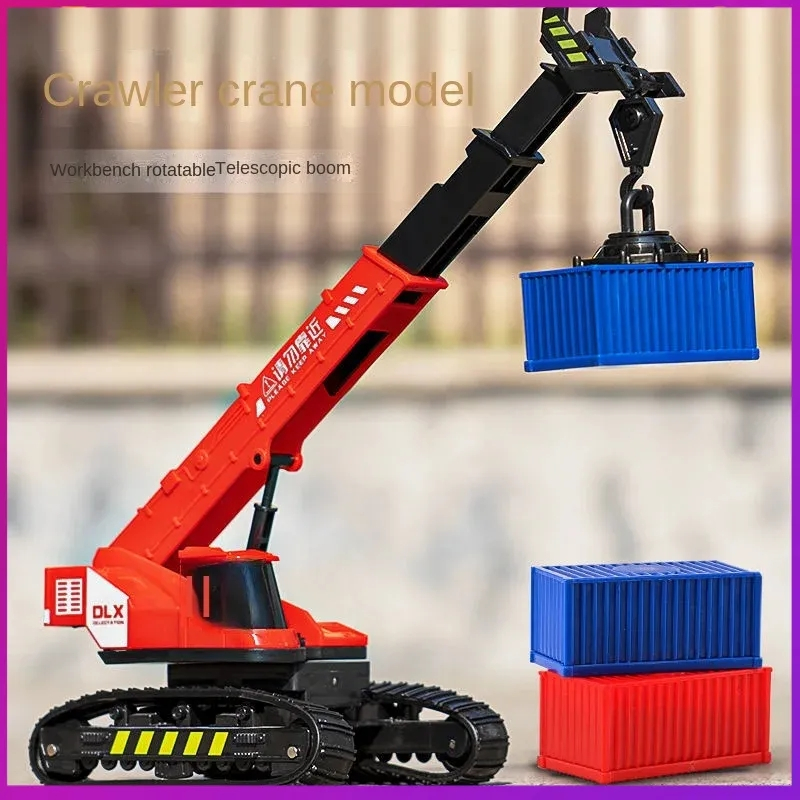 New -toy - vehicle - model - crawler crane- transport ship -children ...