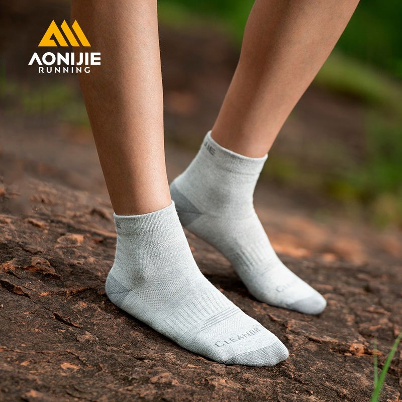 3 Pairs AONIJIE Athletic Running Socks Men Women, Quick-dry, Breathable ...