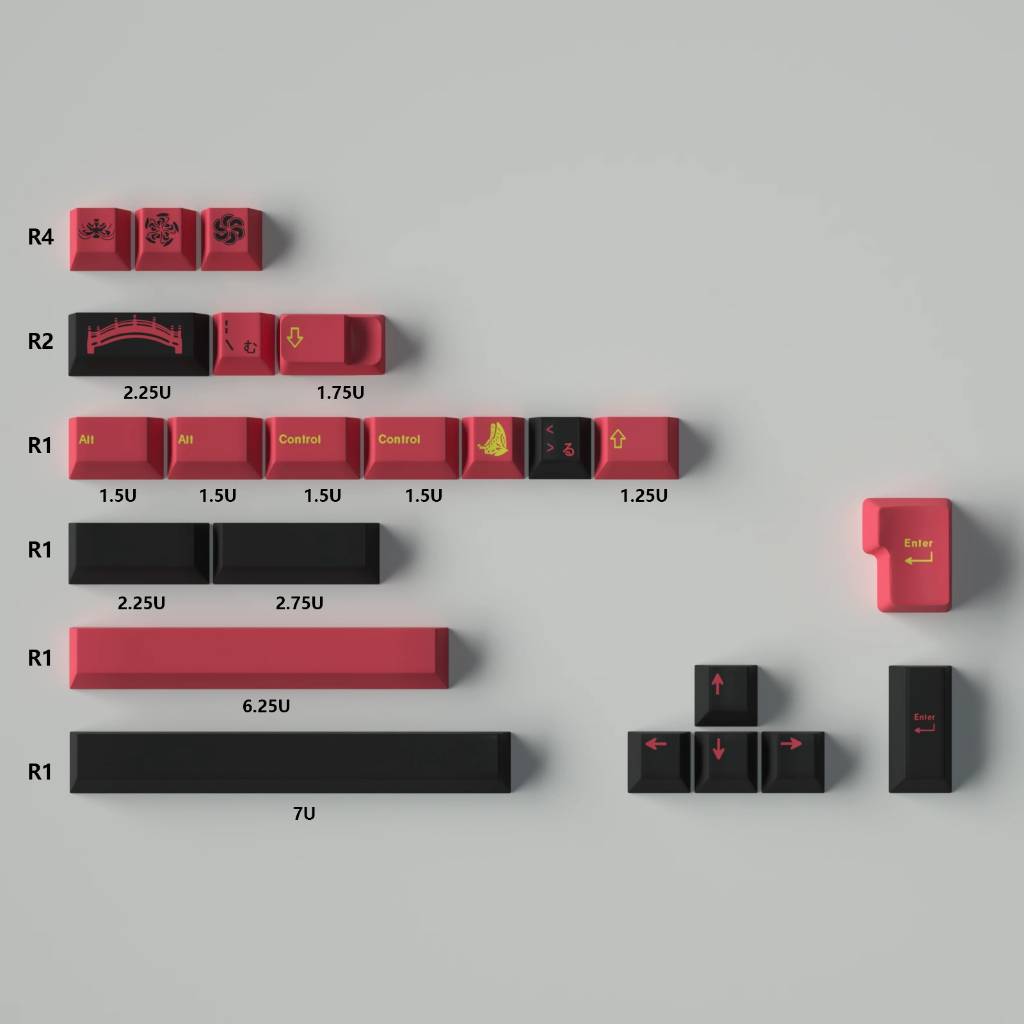 GMK Keycaps Set PBT Dye-sub Cherry Profile Keycap Custom Keycaps ...
