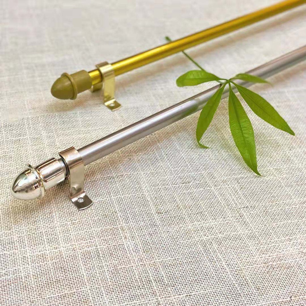 Telescopic Curtain Rod Spiral Adjustable Modern Metal Curtain ...