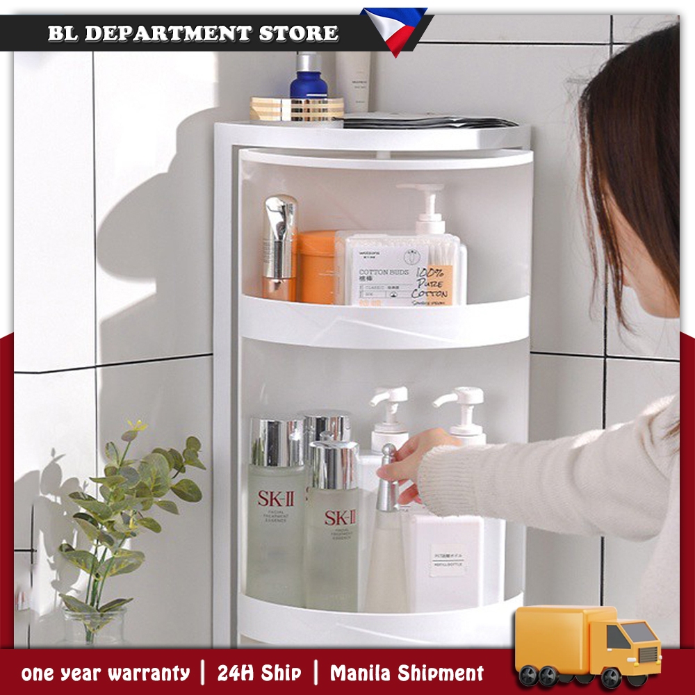 1/2/3 Layers Rotating Kitchen Storage rack Multipurpose Waterproof ...