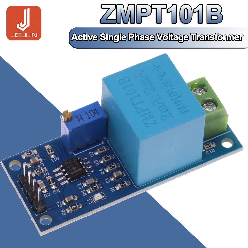 Active Single Phase Voltage Transformer Module AC Output Voltage Sensor ...