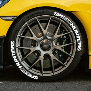 2pcs SPEEDHUNTERS Tire Letter Stickers Car Wheels Tire Sticker For Car ...