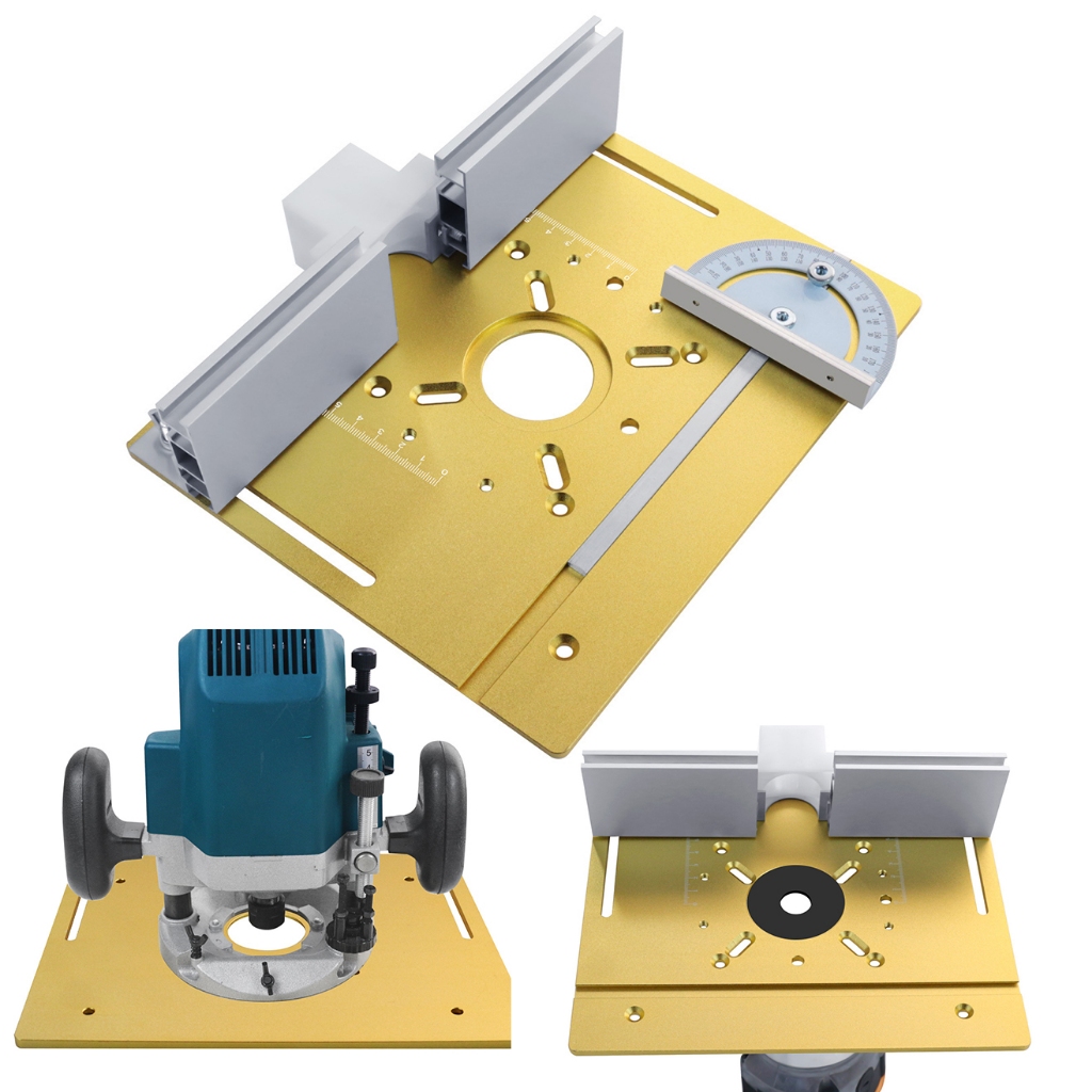 Aluminium Router Table Insert Plate Woodworking Benches Router Flip ...