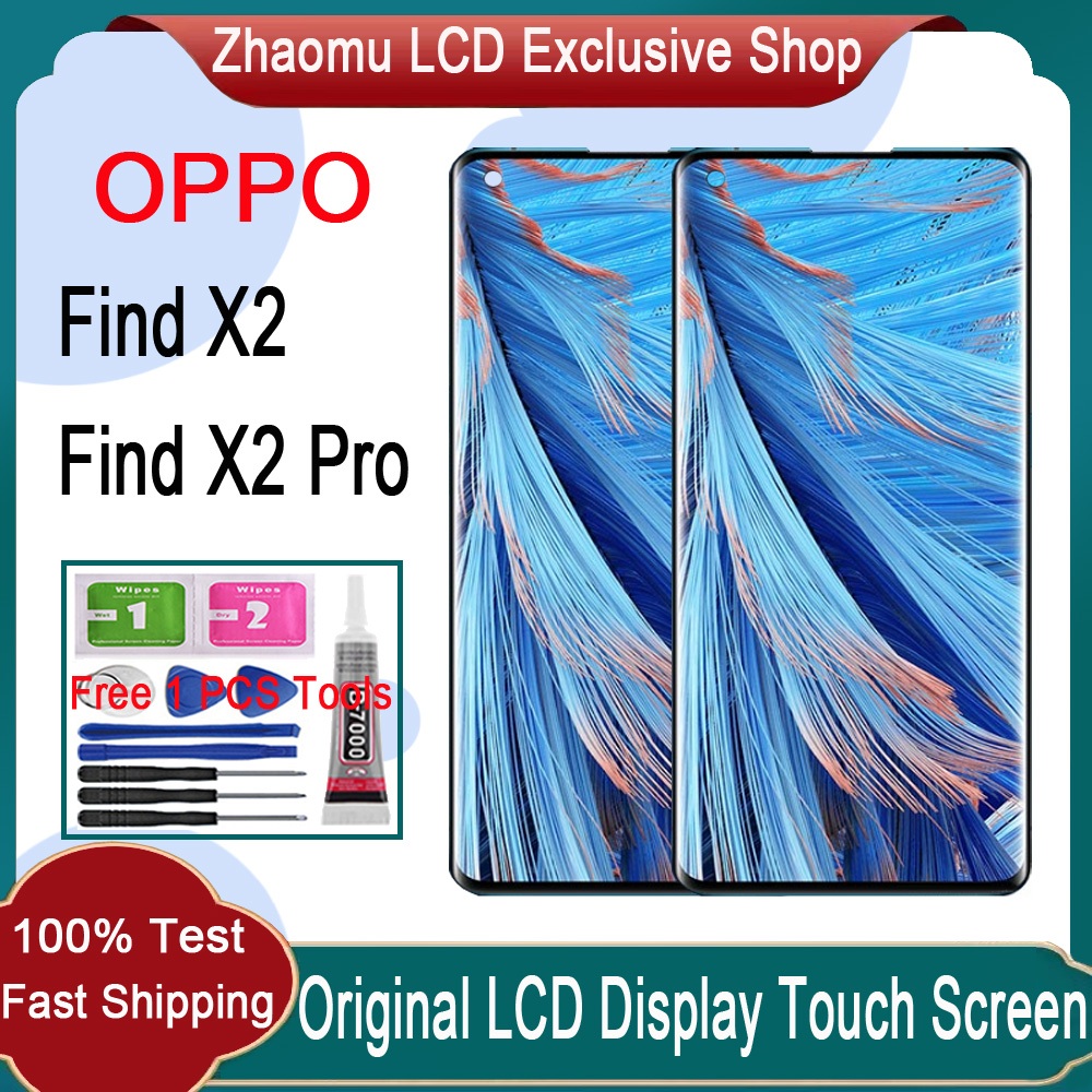 Original AMOLED OPPO Find X2 X2 Pro 5G LCD Display Touch Screen ...