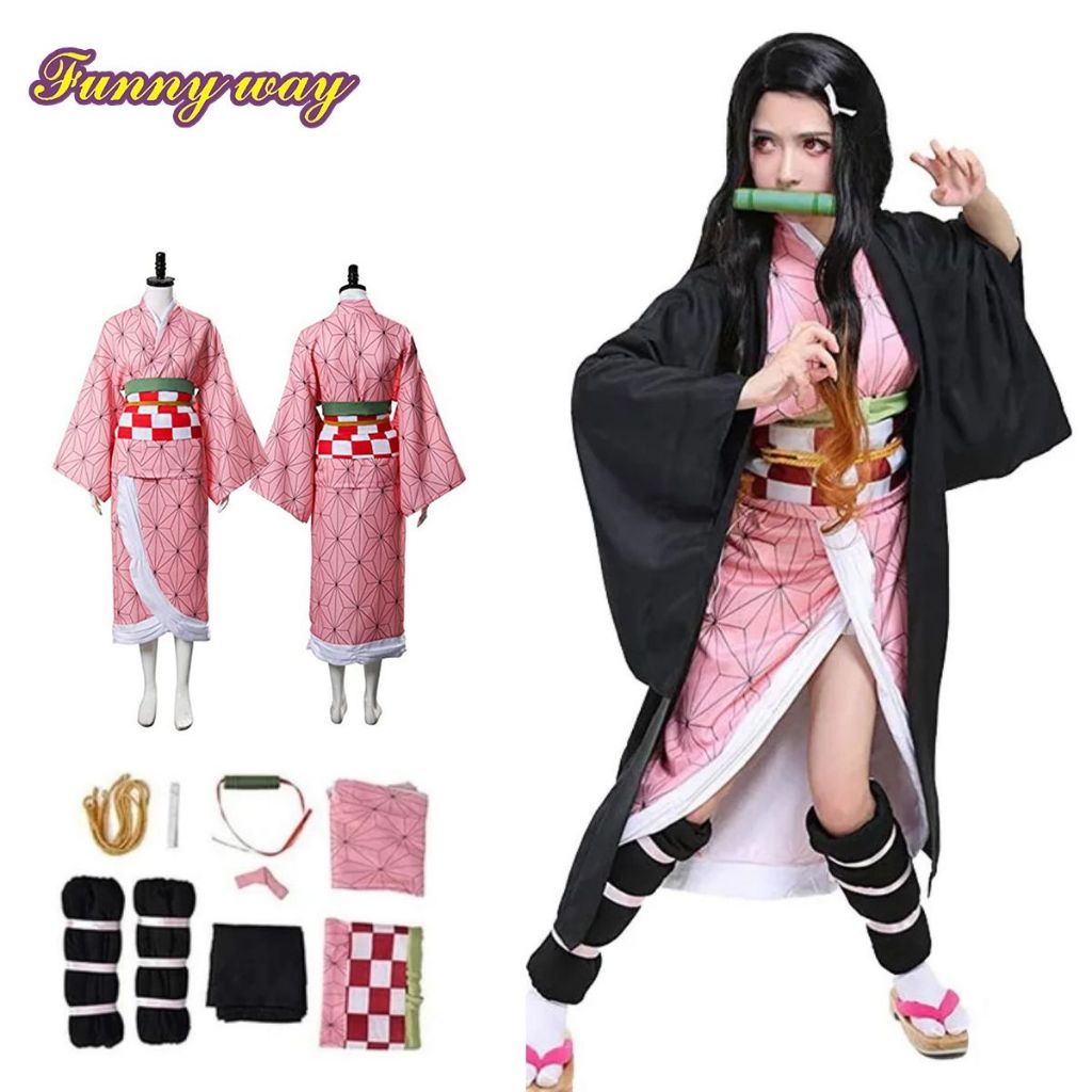 Nezuko costume for kids Demon Slayer costume Nezuko anime outfit ...