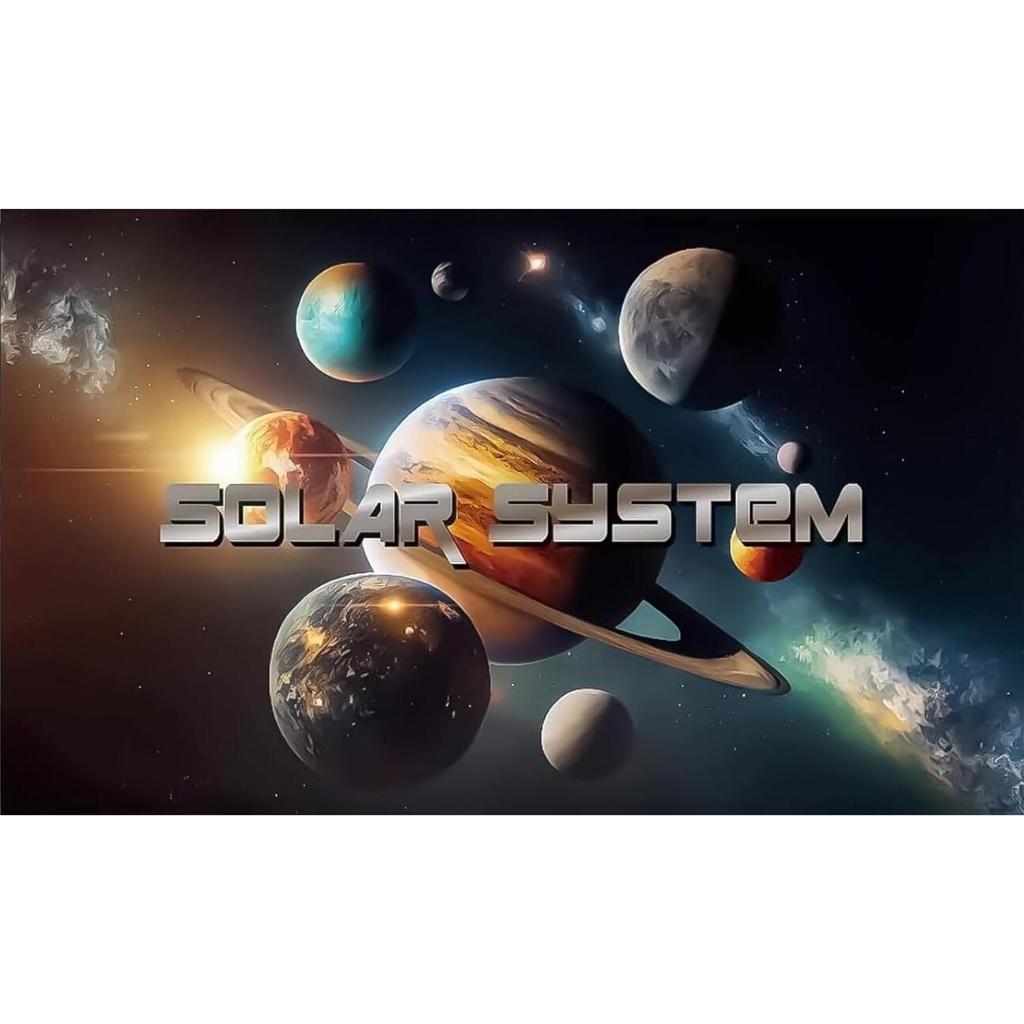 5x3ft Solar System Photography Backgrounds Outer Space Poster Banner ...