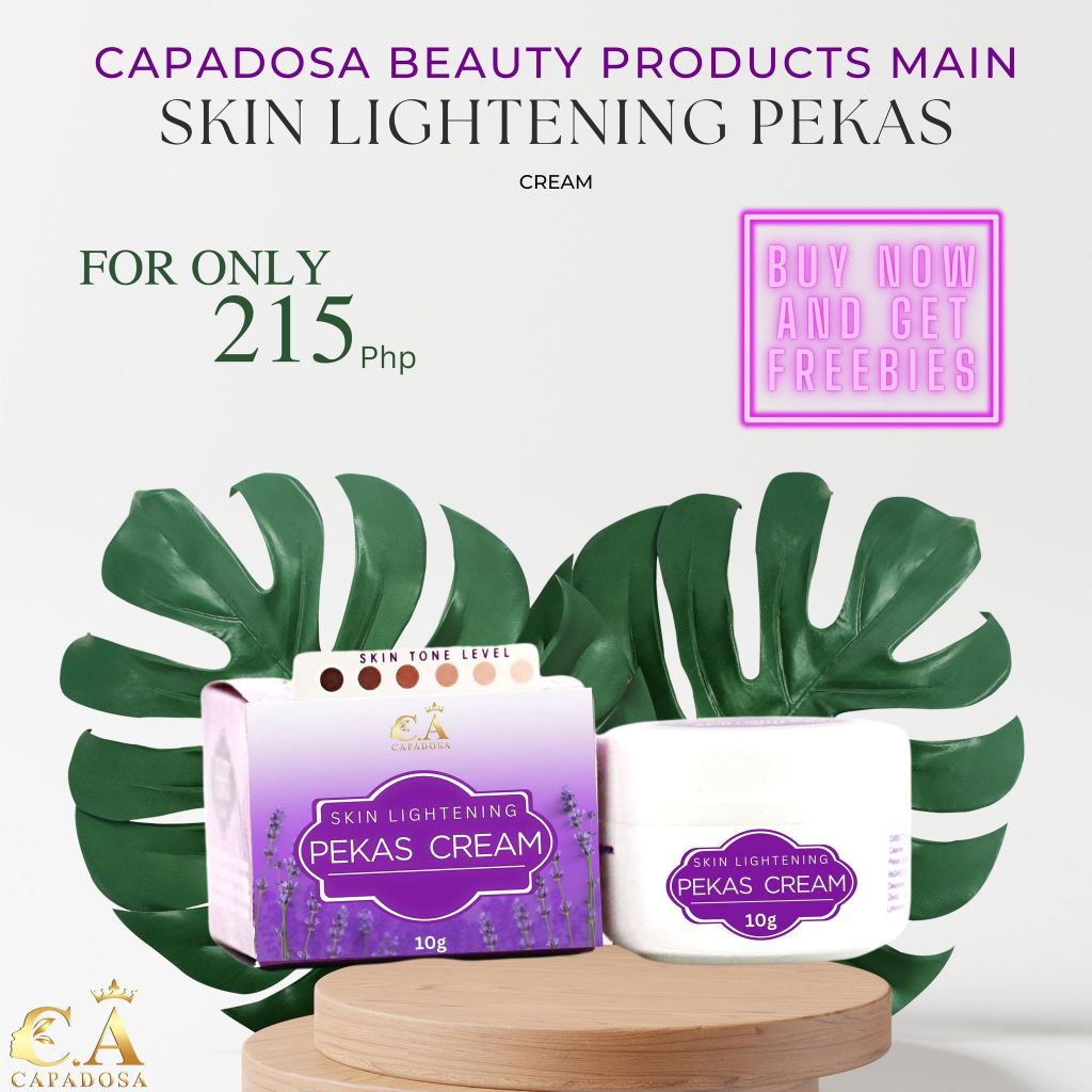 BUY3GET1 CAPADOSA SKIN LIGHTENING PEKAS CREAM | Shopee Philippines