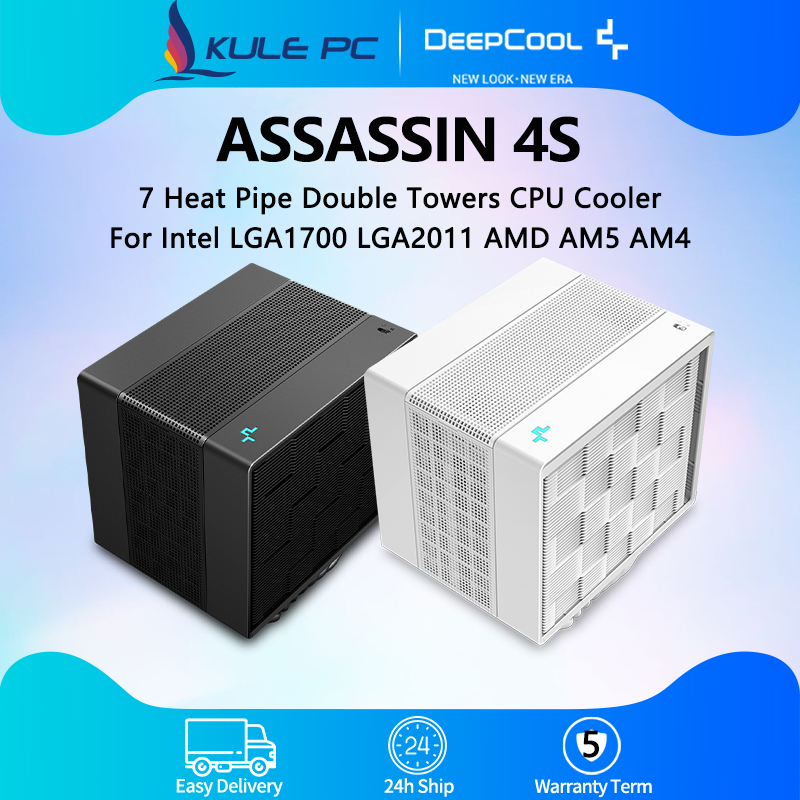 Deepcool ASSASSIN 4S ASSASSIN 4S WH CPU Cooler 7 Heat Pipes Double ...