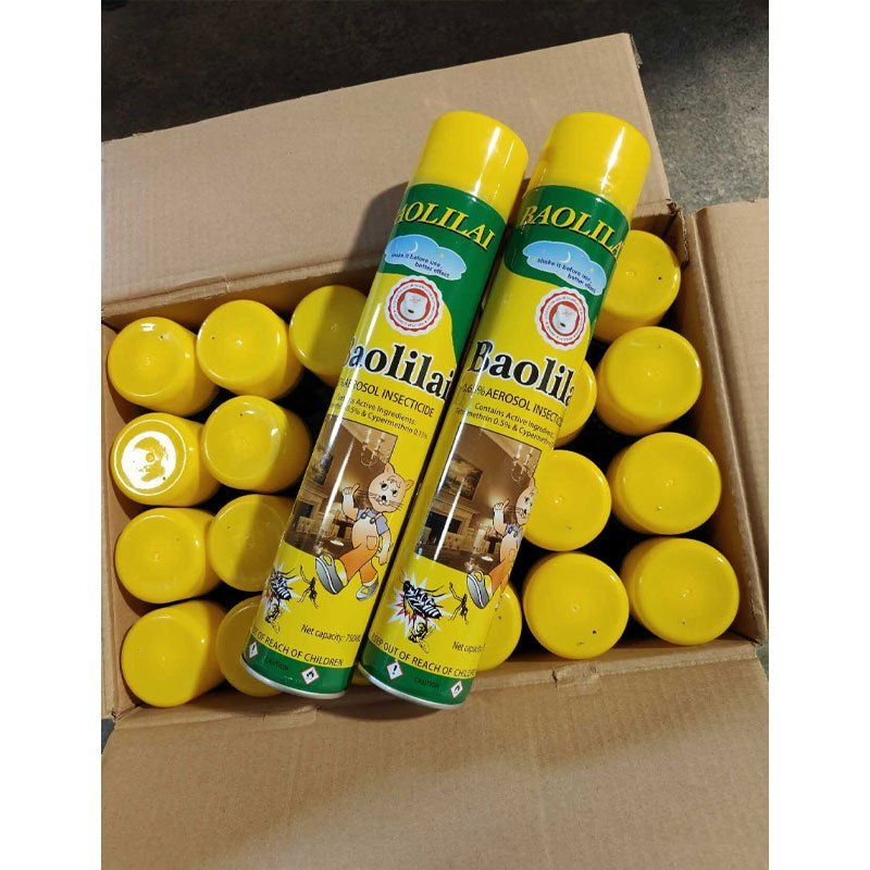Baolilai Mosquito Killer 750ML Lemon Insecticide Aerosol Insect Spray ...