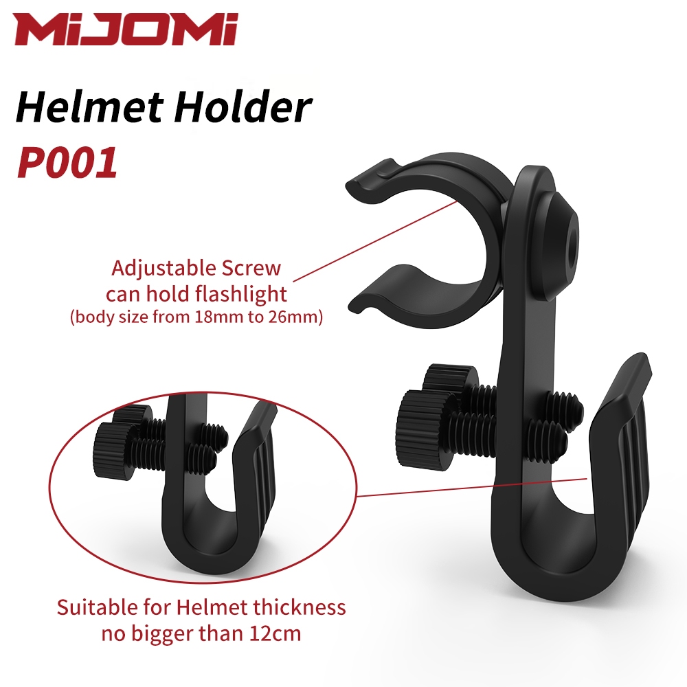 P001 Helmet flashlight clip Headlamp clip Light weight safety helmet ...