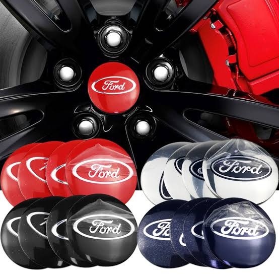 FORD EcoSport Logo Car Wheel Center Hub Cap Sticker Emblem Fiesta ...