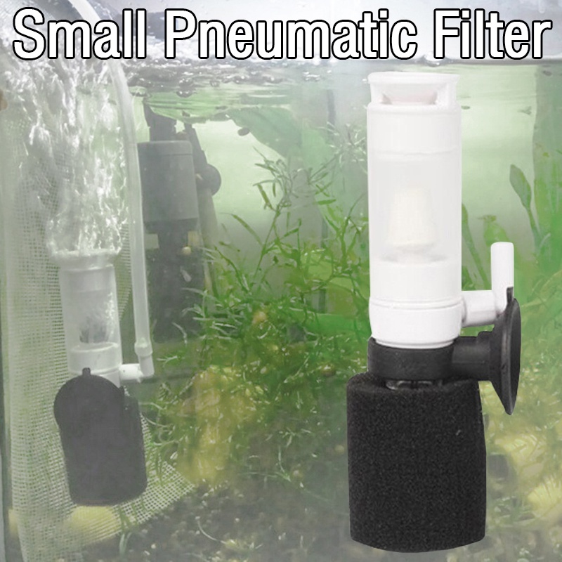 External Mini Filter Small Pneumatic Filter Aquarium Mute Submersible ...