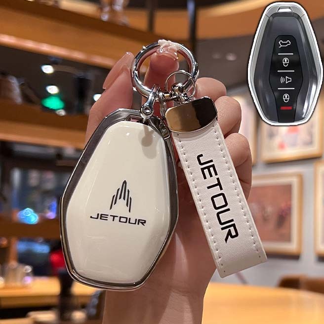 TPU Car Smart Remote Key Case Cover Keychain For Chery Jetour X70 ...